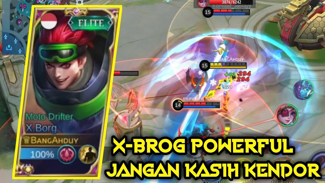 X-BROG POWERFUL THE GAME || MOBILE LEGENDS BANG BANG - YouTube