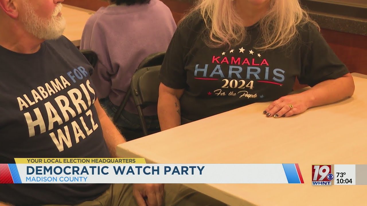 Democratic Watch Party | November 5, 2024 | News 19 at 10 p.m. - YouTube