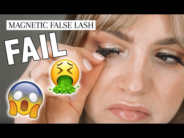 False Eyelashes Fail