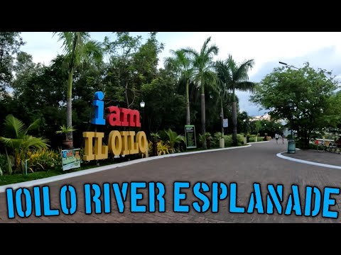 WALK TOUR ILOILO RIVER ESPLANADE, MANDURRIAO, ILOILO CITY PHILIPPINES ...
