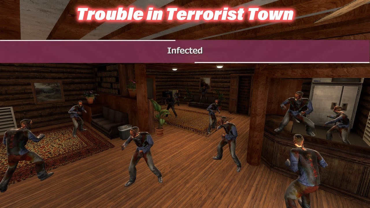 The WHOLE LOBBY showed up for my Infected round [Trouble in Terrorist ...