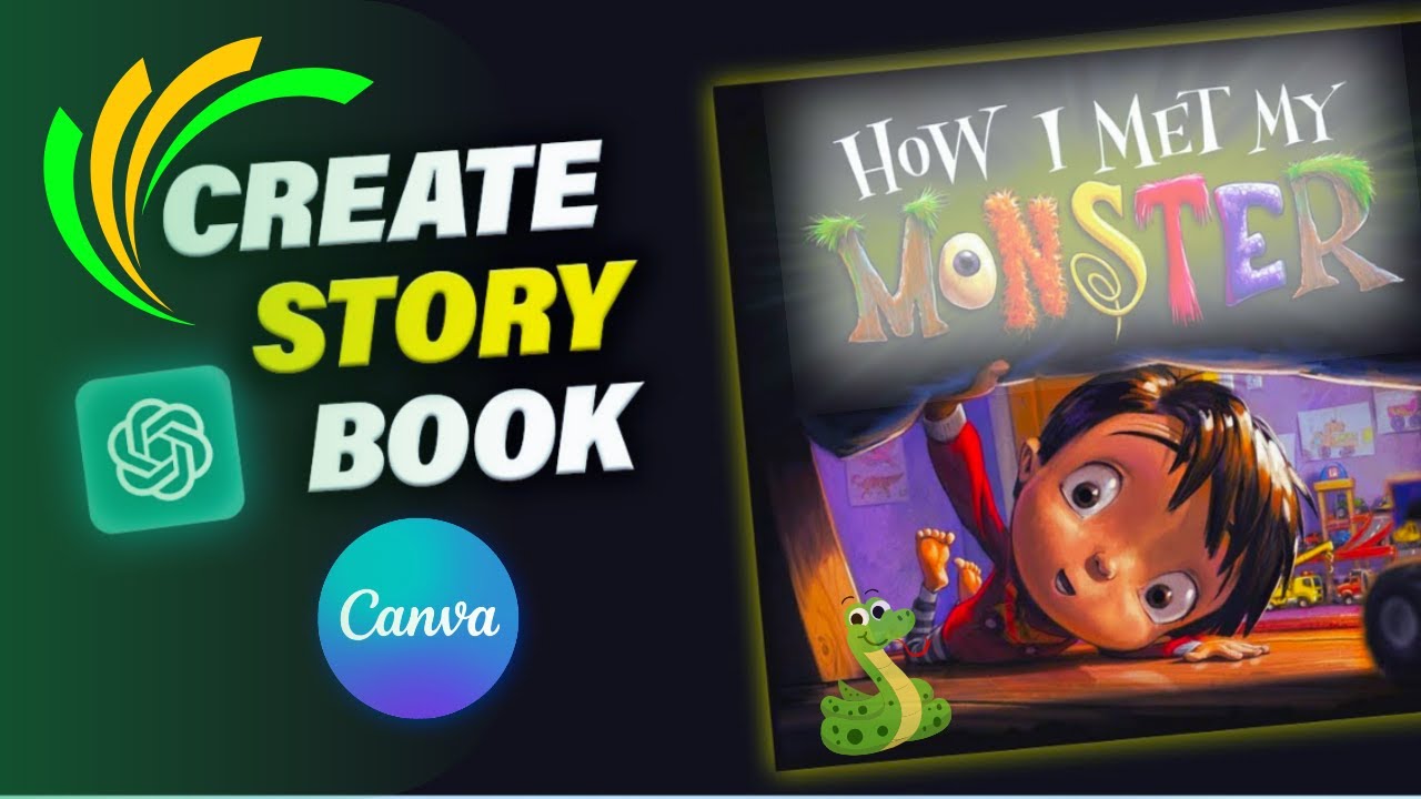 Make a story: ChatGPT & Canva kids' book - YouTube