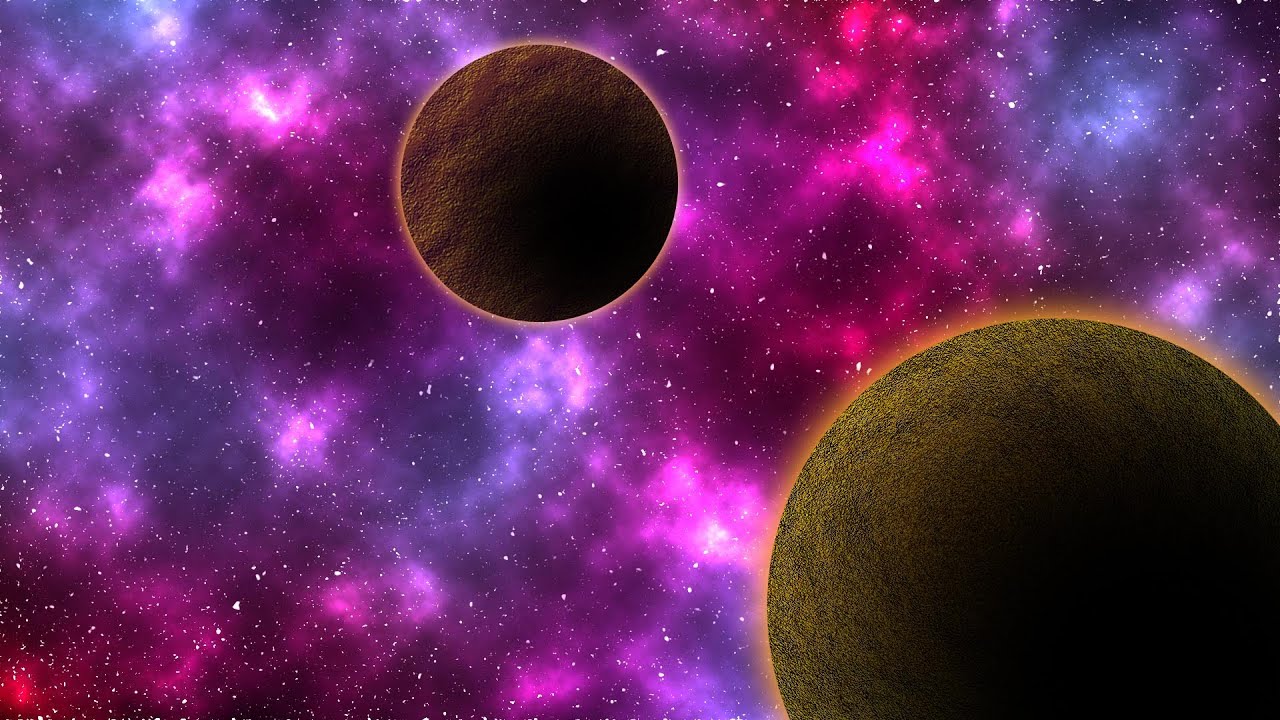 Space nebula scene Photoshop Tutorial - YouTube