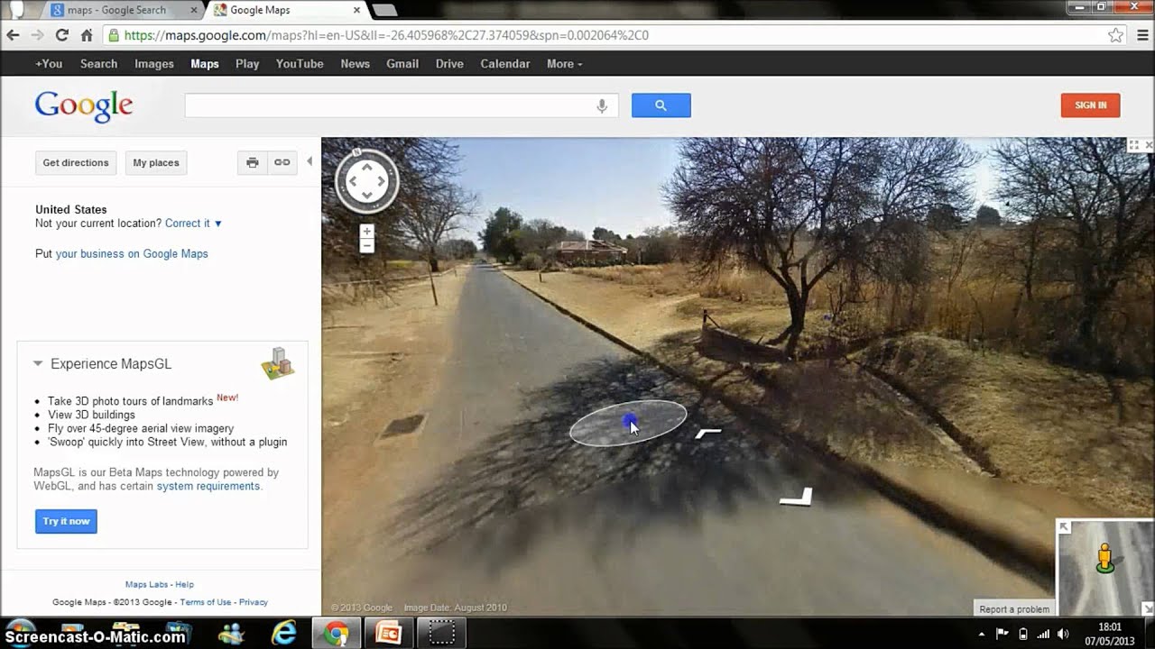 escape prisoner on google maps - YouTube