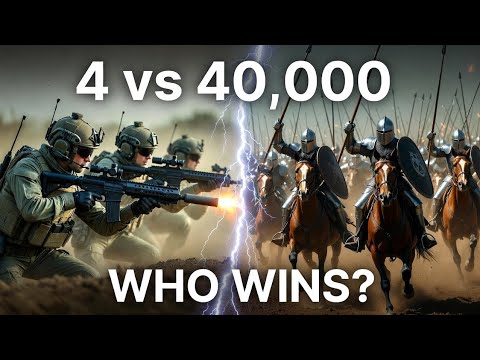 WHAT IF 4 Modern Special Forces Faced 40,000 Medieval Knights? - YouTube