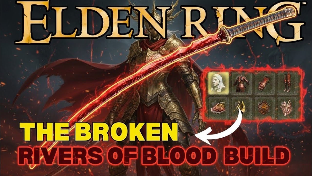 I Beat Malenia with a BROKEN Rivers of Blood Build - Elden Ring - YouTube