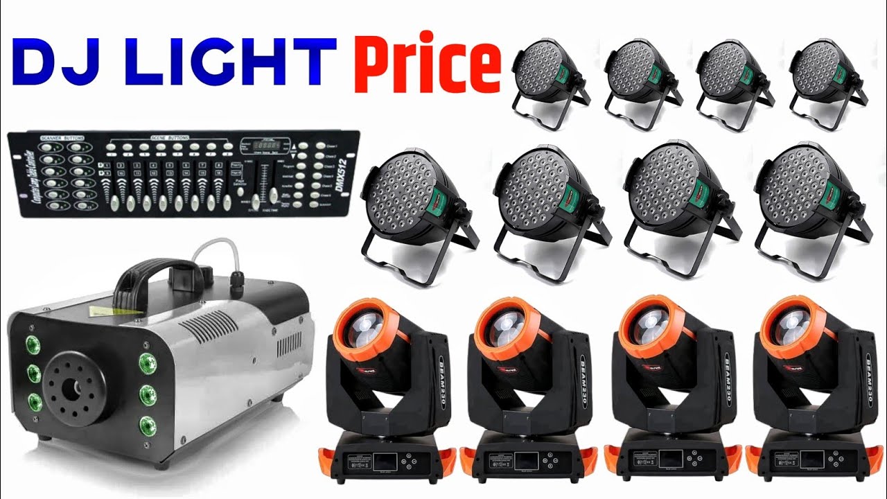 Dj Light Price Full Details | Sharpy BSM 10R Price | 3watt Par Light ...