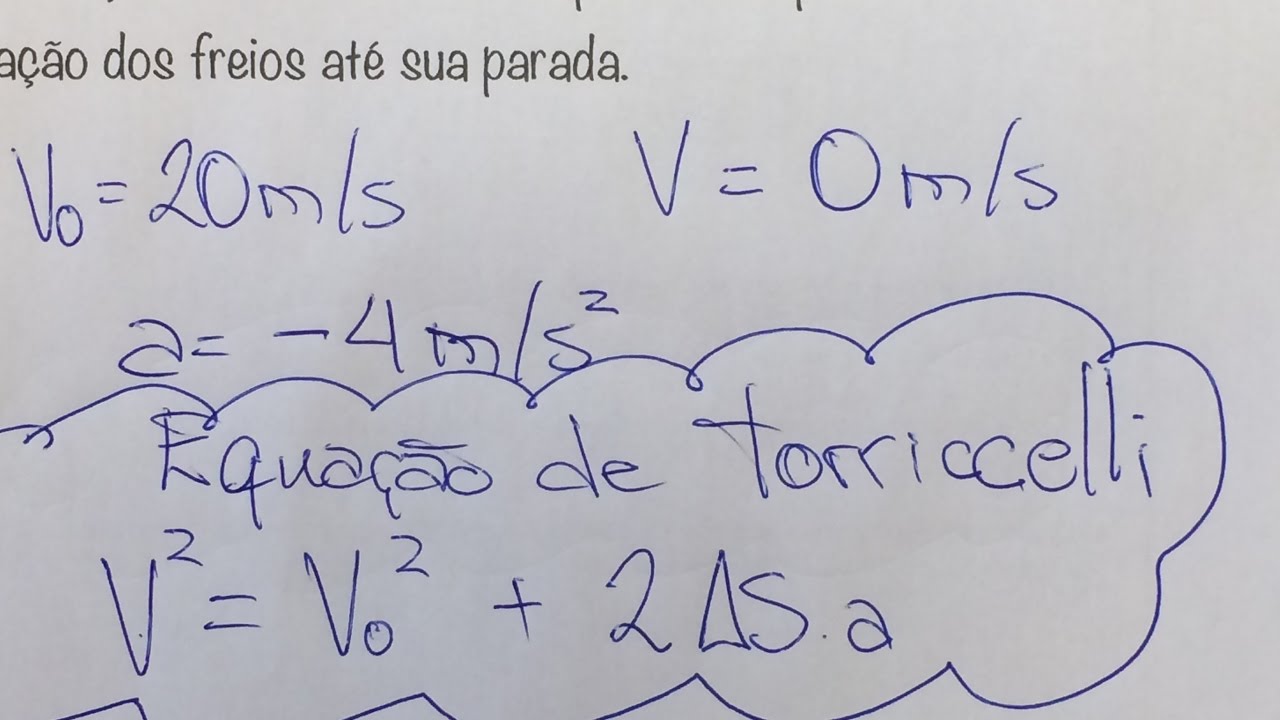 FBNET | Cn3 - Equação de Torricelli - vale a pena decorar essa fórmula ...