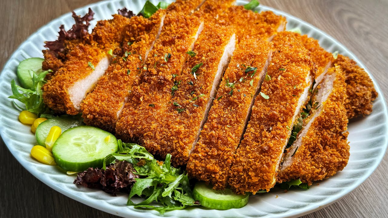 Crispy Pork Cutlet (Tonkatsu) | How to Make Fried Pork Chops at Home ...