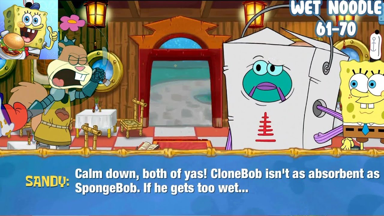CloneBob Can't Get Wet, But We In Water? Wet Noodle Level 61-70 ...