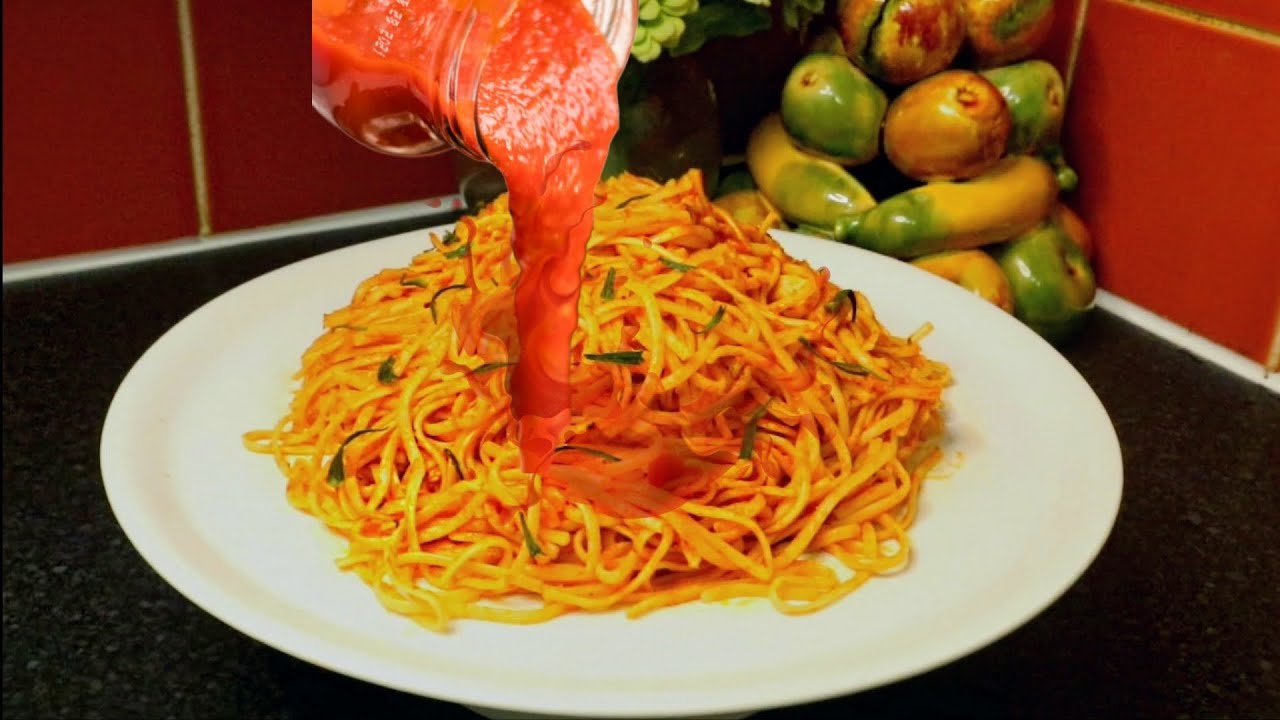 BEST AND EASY WAY TO COOK SPAGETTI - YouTube