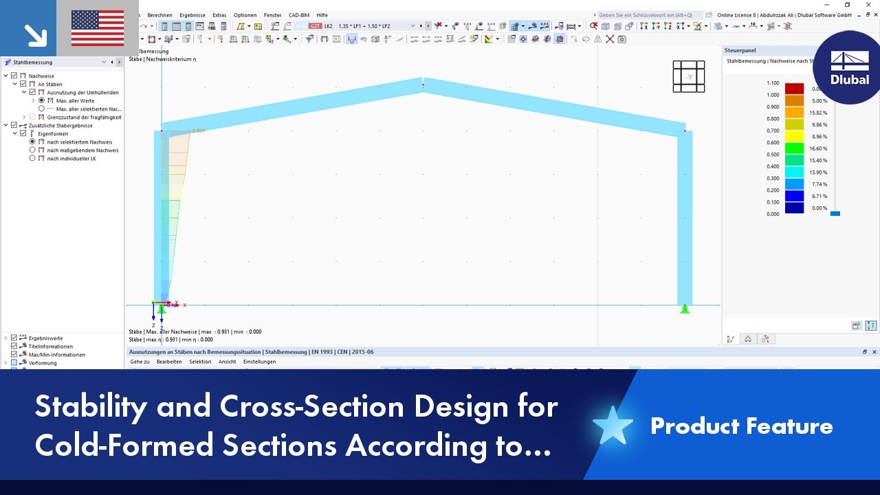Stability and Cross-Section Design for Cold-Formed Sections According ...