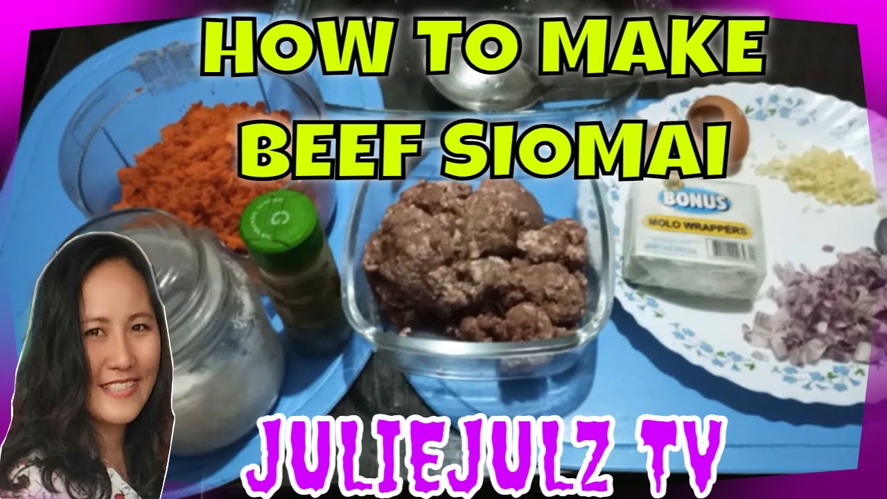 How to make Beef Sirloin Siomai DIY Recipe - YouTube