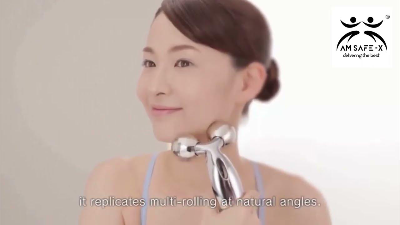 Am Safe X 3d Mini Manual Roller Massager 360 Rotate Roller Face Body