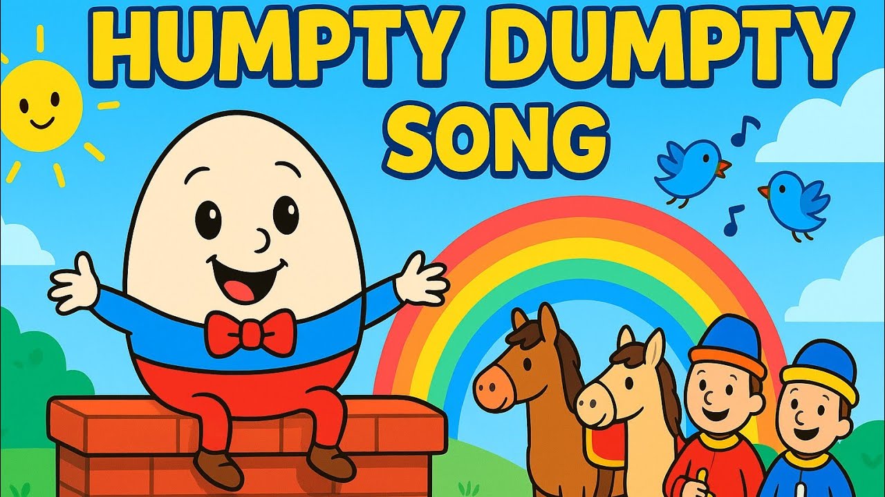 Humpty Dumpty Kids Song | Nursery Rhyme Animation | Fun Learning Video ...