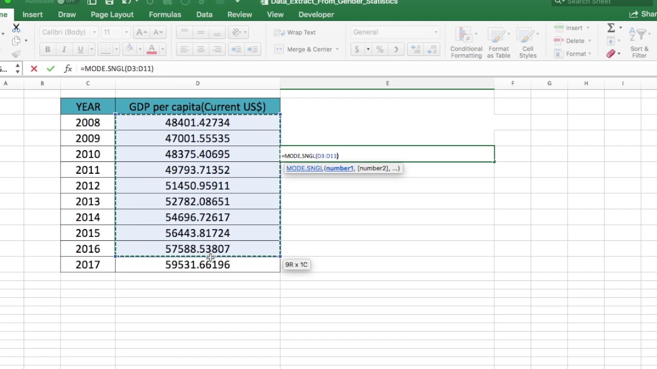 How To Find Mode In Excel In Under 2 Minutes YouTube How To Find Mode In Excel In Under 2 Minutes YouTube