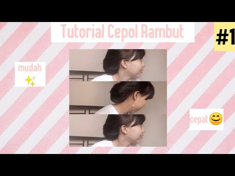 Tutorial Cepol Rambut Rambut Panjang Simple - YouTube