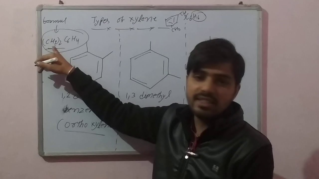 Type of xylene class 12th chemistry // type of xylene in organic ...