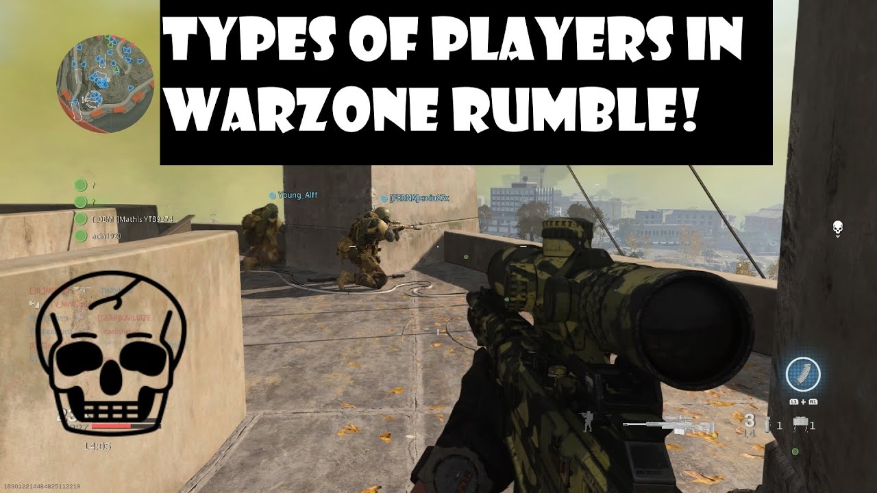 Warzone Rumble Different types of Players! - YouTube