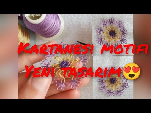 YENİ TASARİM KAR TANESİ MOTİFİ YAPİLİSİ VE EKLENİŞİ#motifyapimi#igneoyasi#yenimodeller