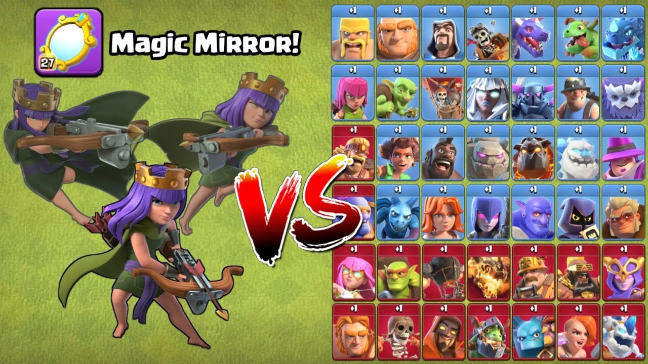 New Magic Mirror vs All Max Troops! - Clash of Clans - YouTube