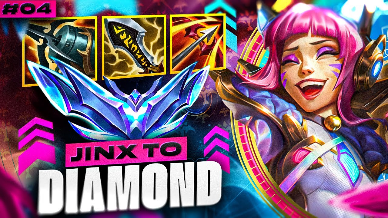 Jinx Unranked to Diamond #4 - Jinx ADC Gameplay Guide Season 14 | Best ...