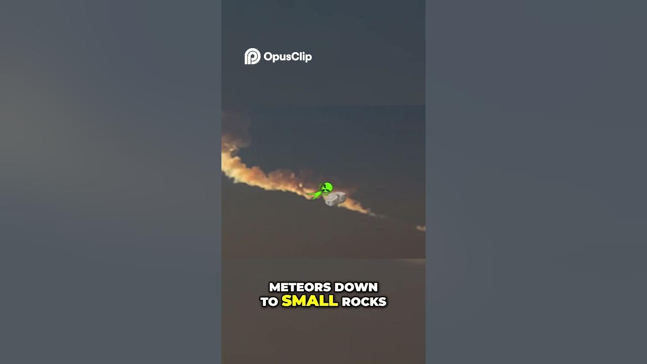 Why Meteors Appear Tiny from Space The Shocking Truth part9 - YouTube