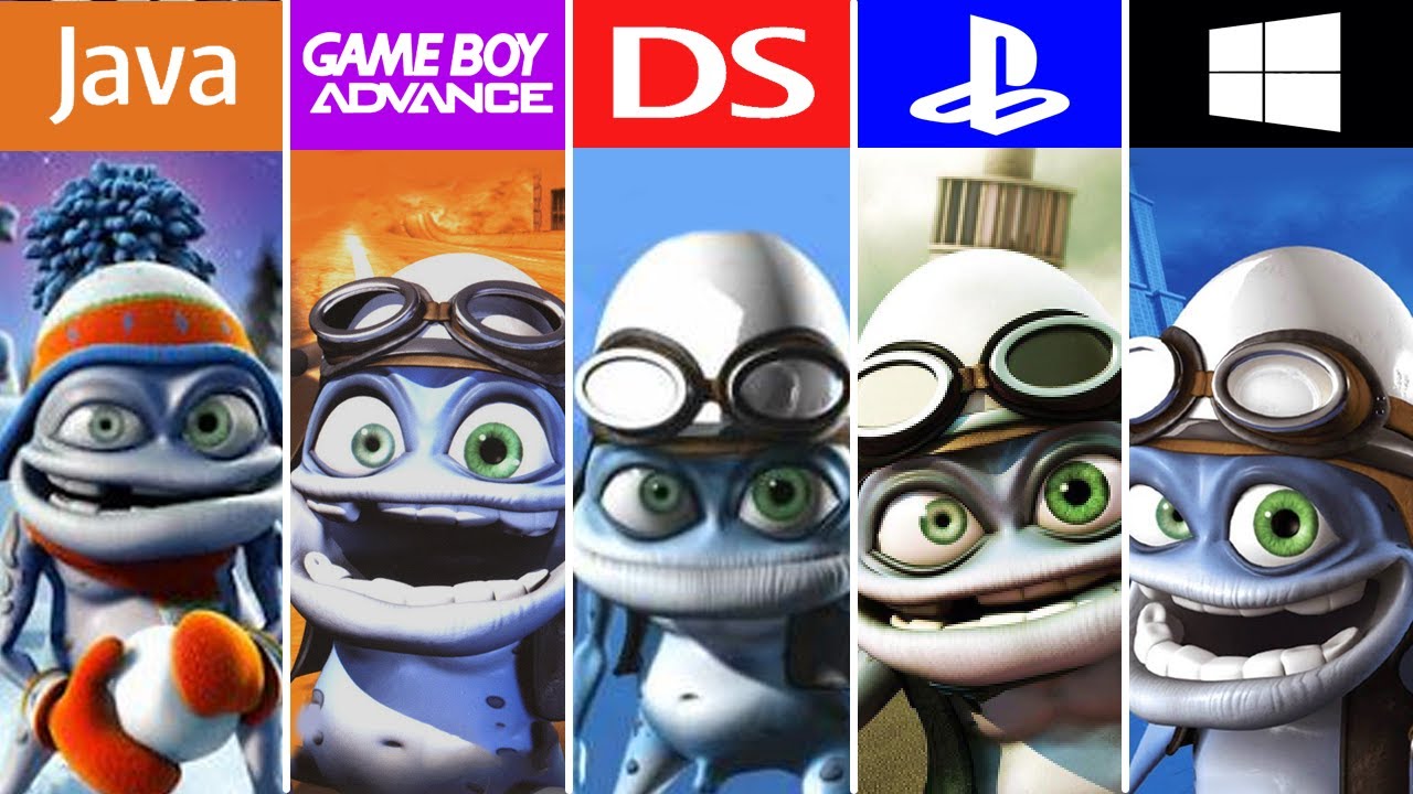 Crazy Frog Games Evolution (2005-2008) - YouTube