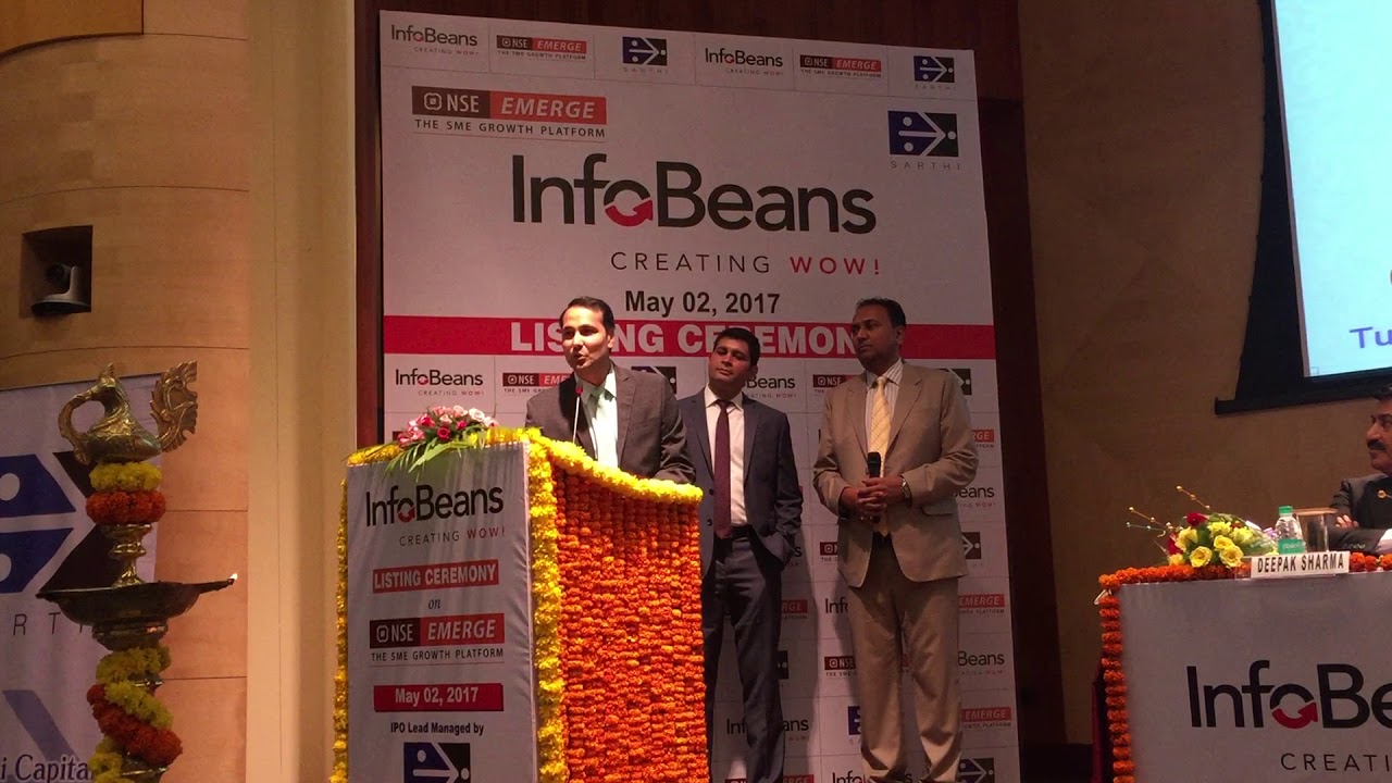 InfoBeans IPO Opening Speech - YouTube