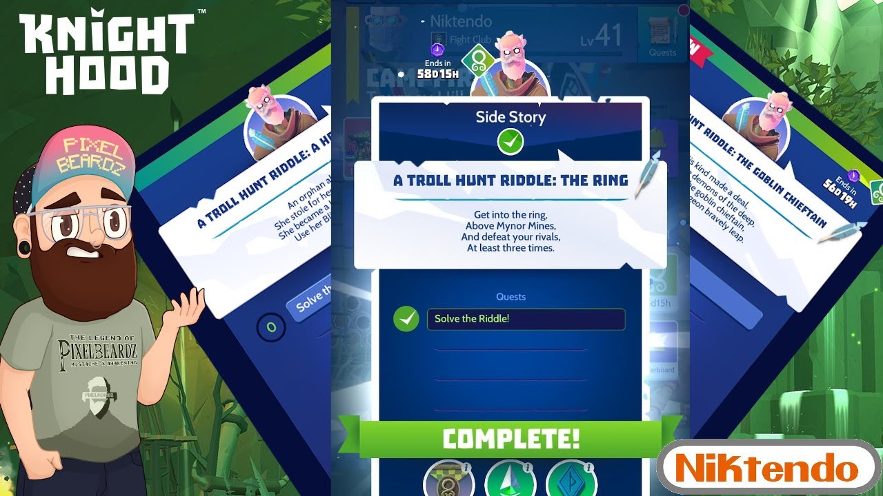 Knighthood- Troll Hunt Riddles Solved! - YouTube