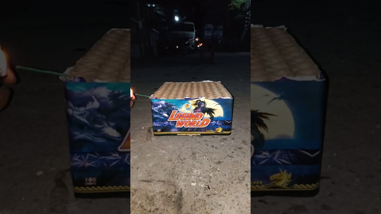 DIAMOND FIREWORKS 100 SHOTS LEGEND WORLD - YouTube