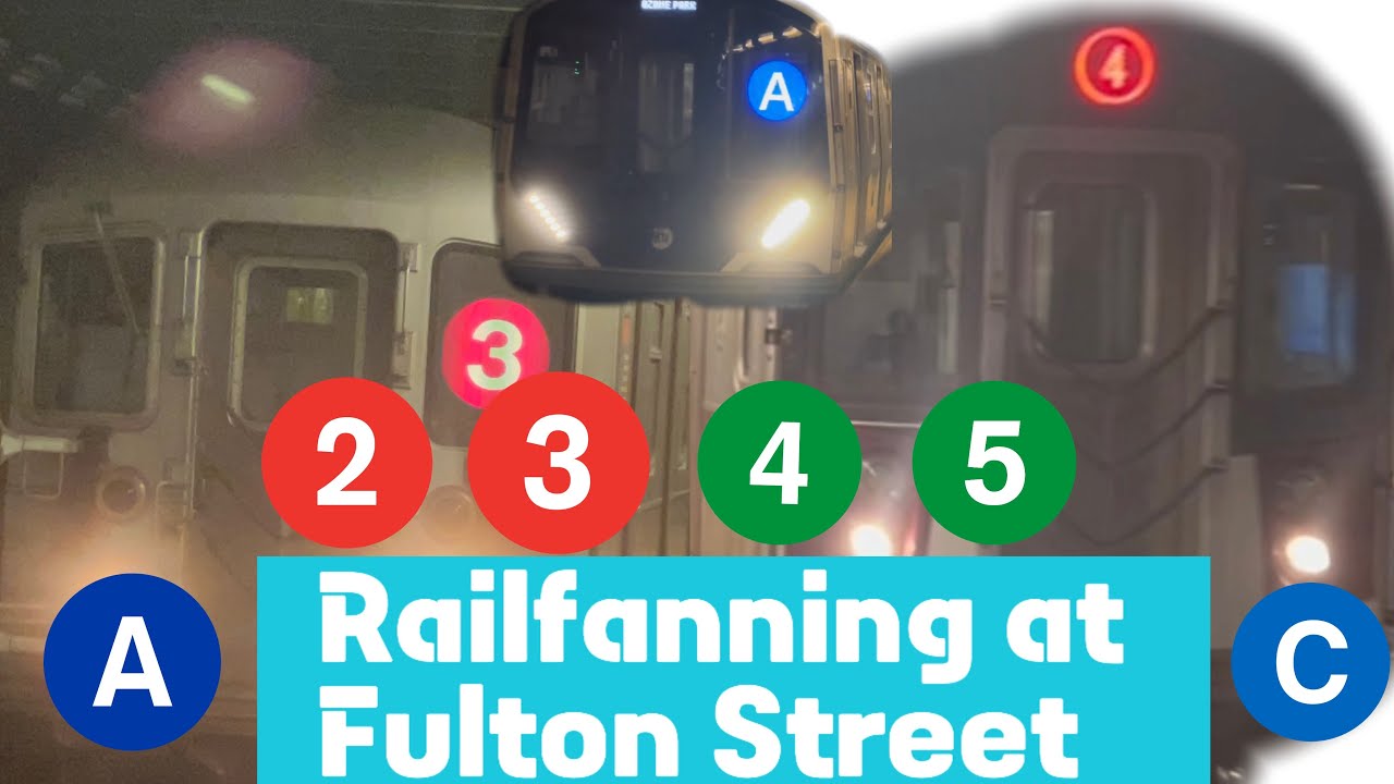 Railfanning at Fulton Street (R46, R62, R142, R142A, R179,R211A) - YouTube