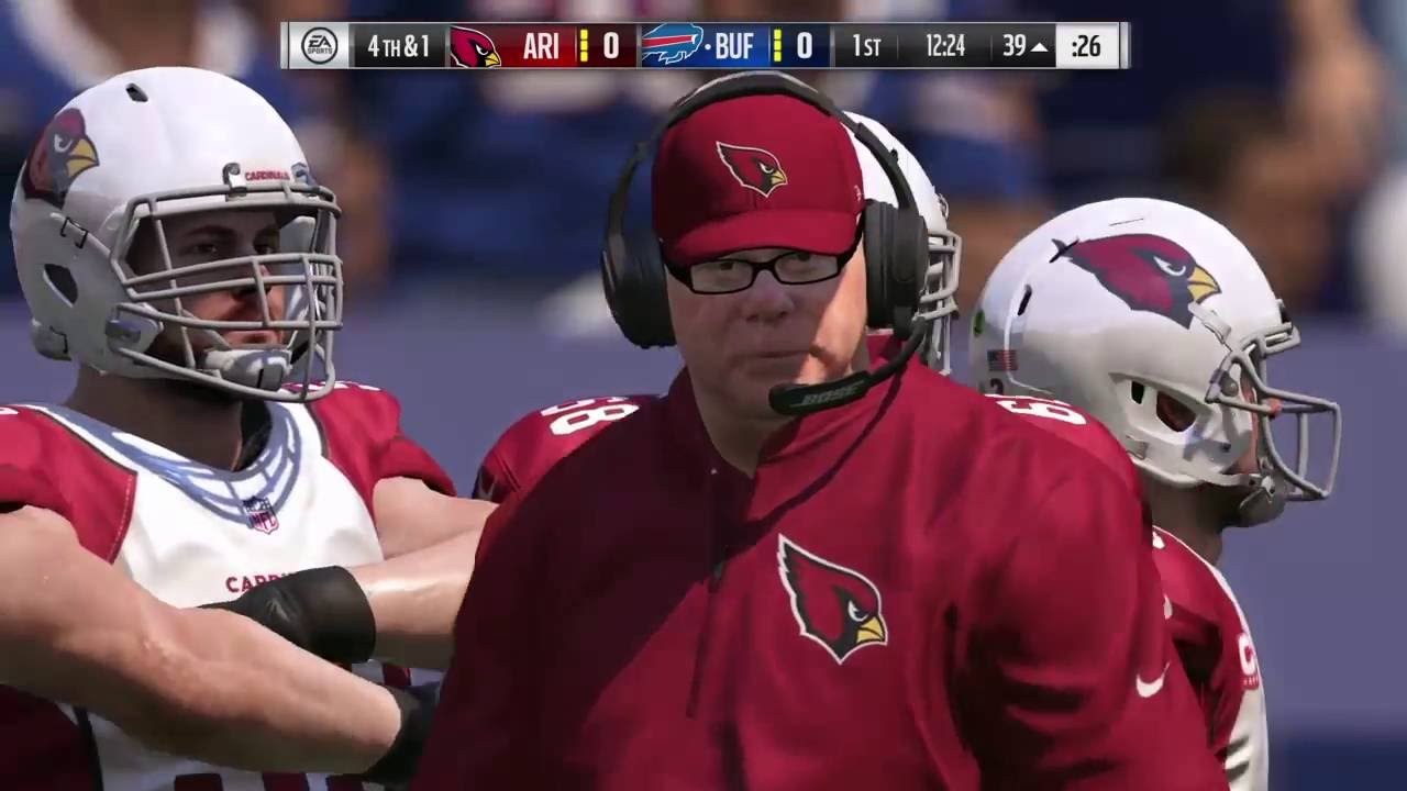 NFL Week 3 - Cardinals vs Bills Full Game - Simulation Nation - YouTube