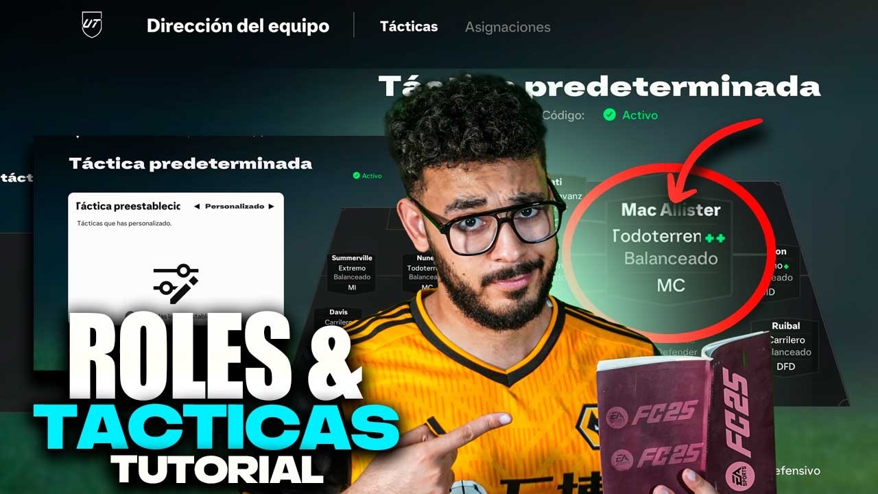 COMO FUNCIONAN las NUEVAS TACTICAS & ROLES en FC25 Tutorial - YouTube