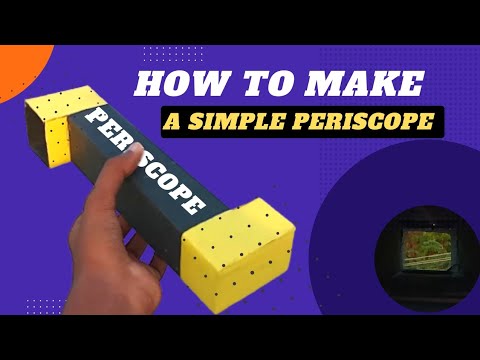 How to make a simple periscope at home easy|@sharpdiy7515