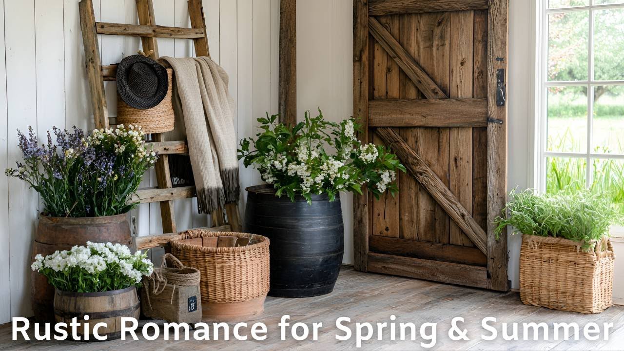 Rustic Romance for Spring & Summer | Farmhouse Decor That Feels Like a ...