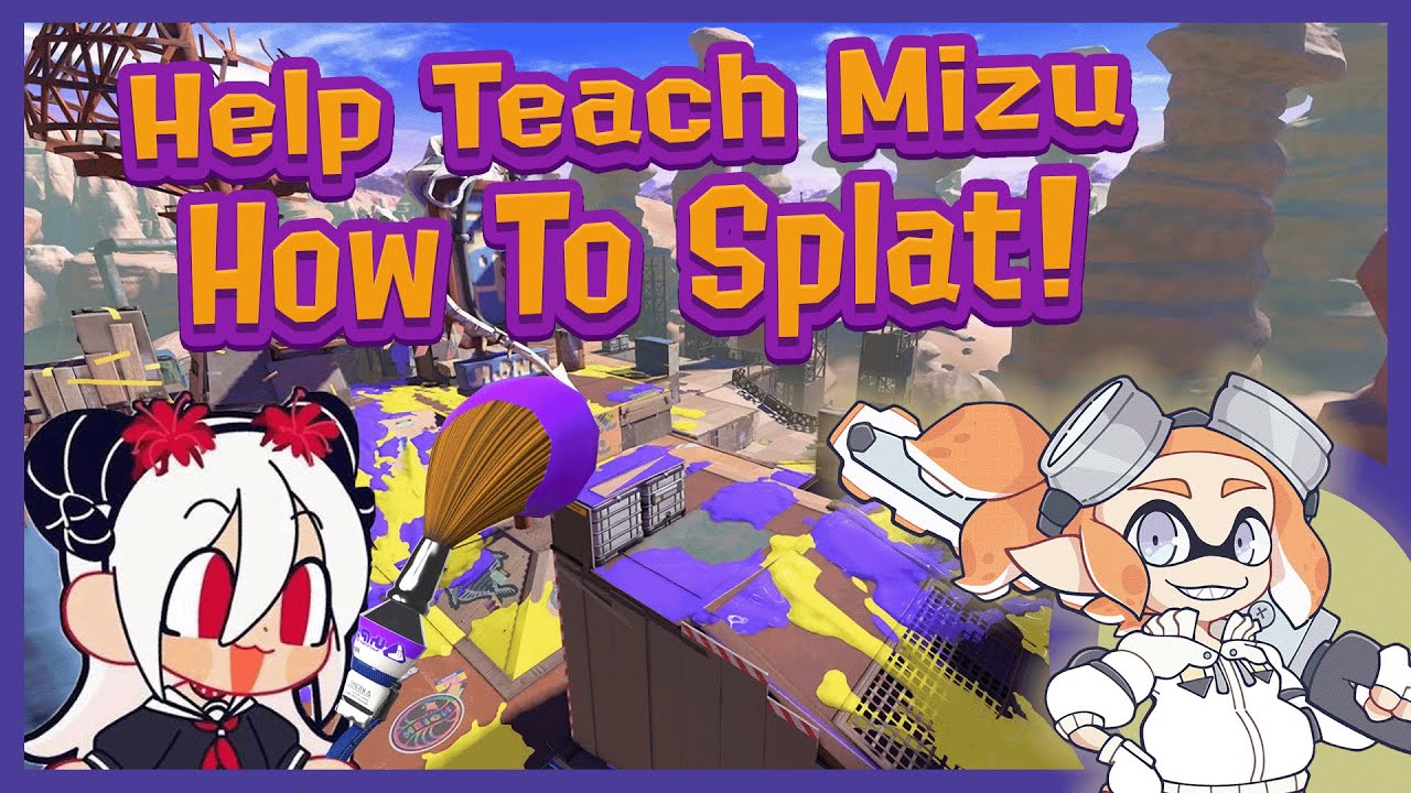 Help Teach Mizu How To Splat! Splatoon 3! - YouTube