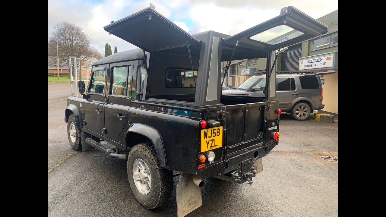 Land Rover Defender 110 Bushtech Canopy Fitted By APB Trading Ltd - YouTube
