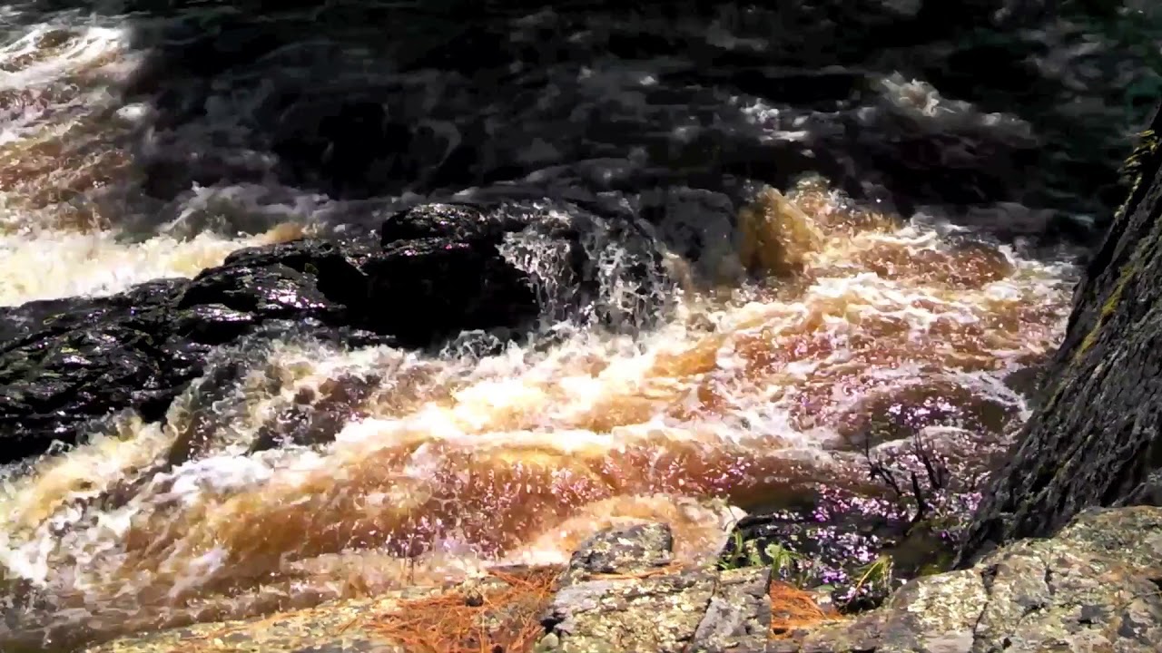 Lower Silver River Falls, Baraga County, Michigan - YouTube