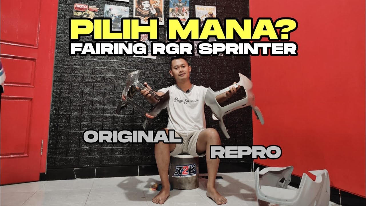 PERBEDAAN FAIRING ORIGINAL DENGAN REPRO | SUZUKI RGR SPRINTER || JATI ...