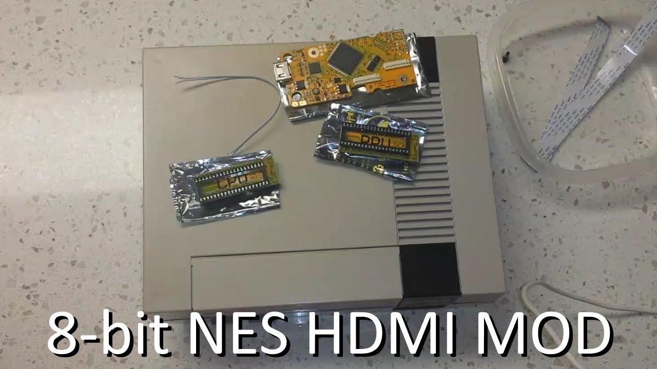 Retro Gaming - Hi-Def NES HDMI mod for the Nintendo [reuploaded] - YouTube