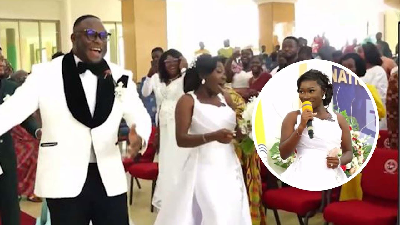 This Beautiful Bride Dances & Sings Graciously at Her Wedding - YouTube
