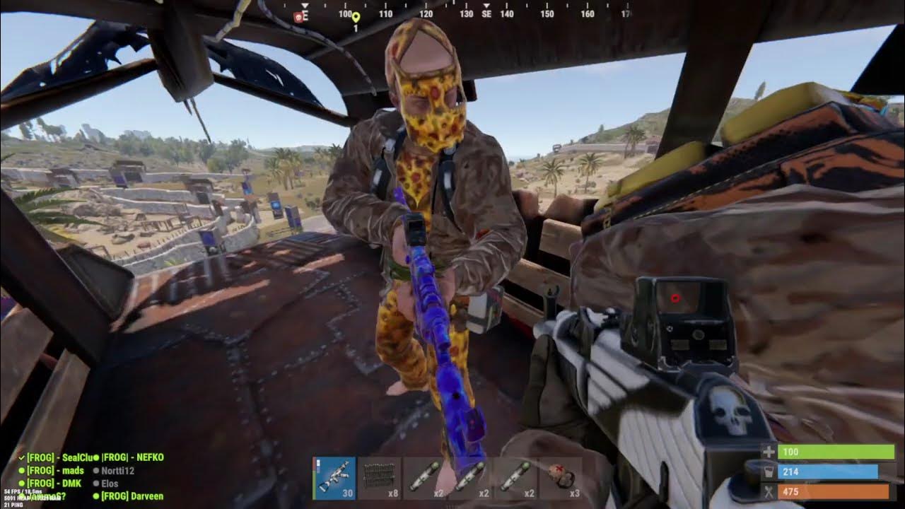 RUST | Online raid Reddit EU Monthly - FROG deleting FSD team! - YouTube