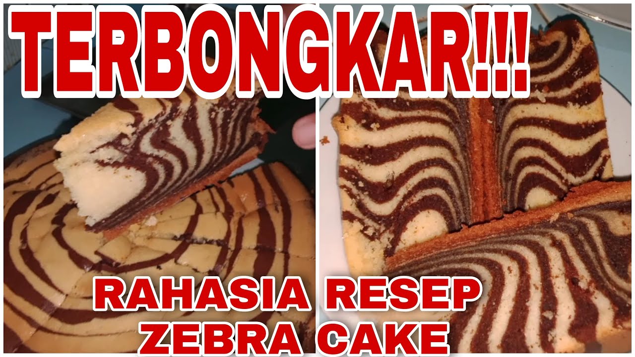 Resep Zebra Cake/Bolu Zebra dan Rahasia Unik Agar Ukuran Bolu Bisa ...