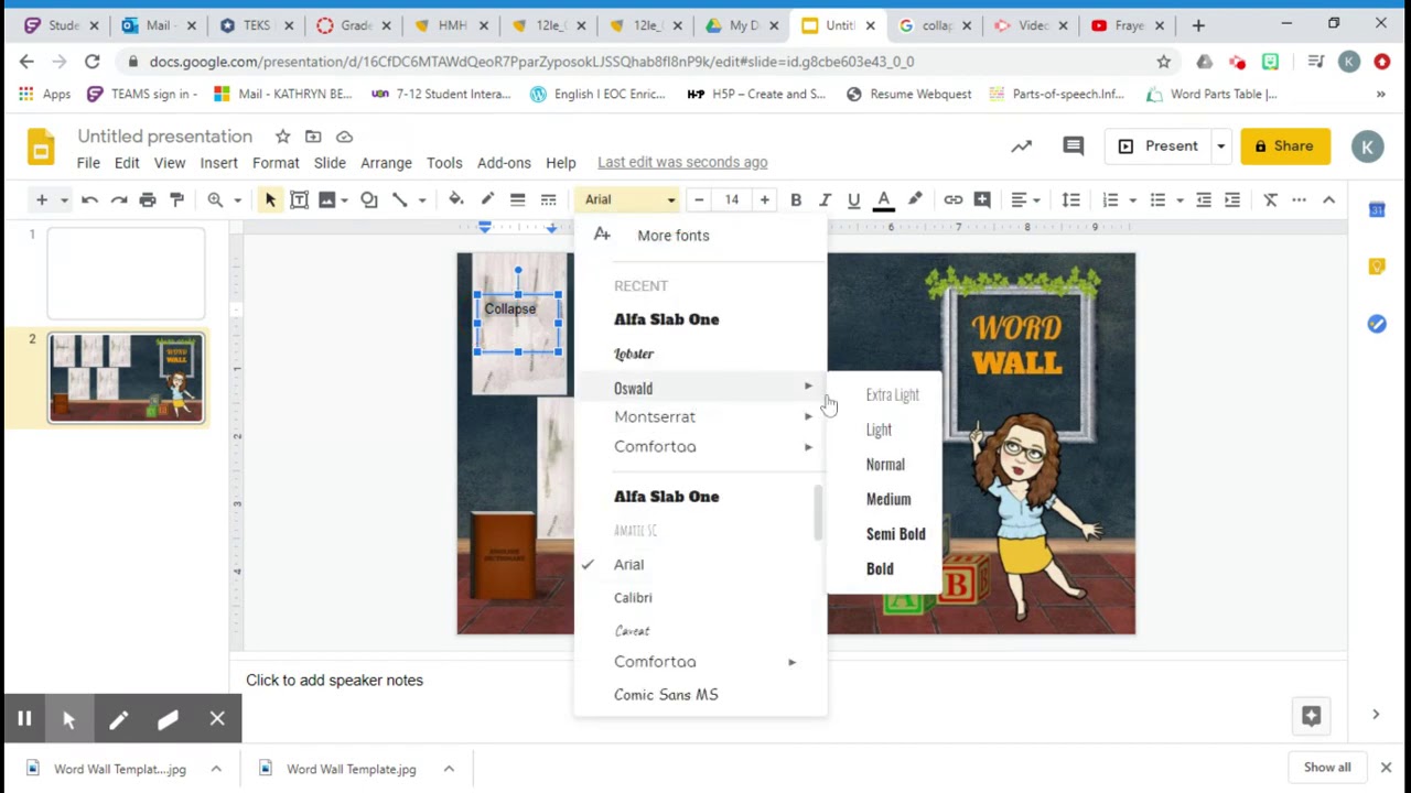 Digital Word Wall How To - YouTube