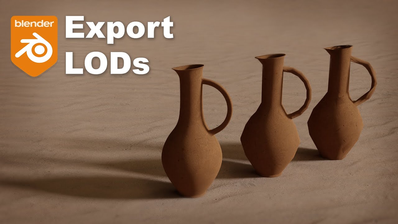 Export LODs from Blender to UE5 - YouTube