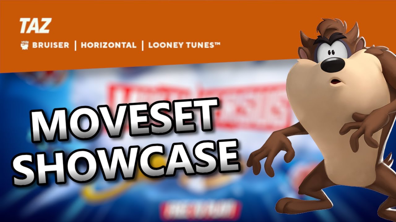 Taz Moveset Showcase Multiversus - YouTube