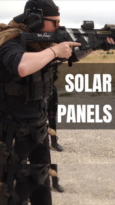 Solar Panels #shorts #tactical #gun #guns #shooting #pistol #shootingsports #glock #milsim # ...