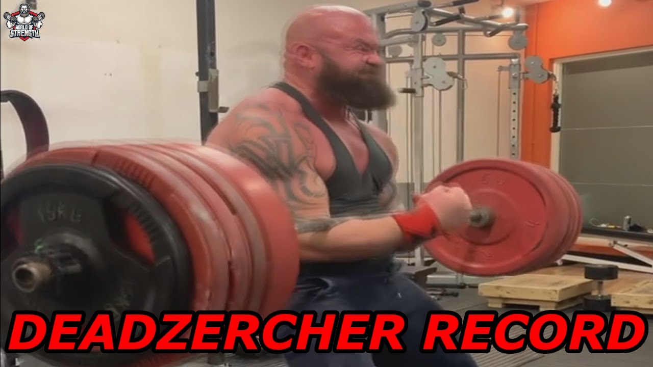 Strength Monster - 250kg Deadzercher Record - YouTube