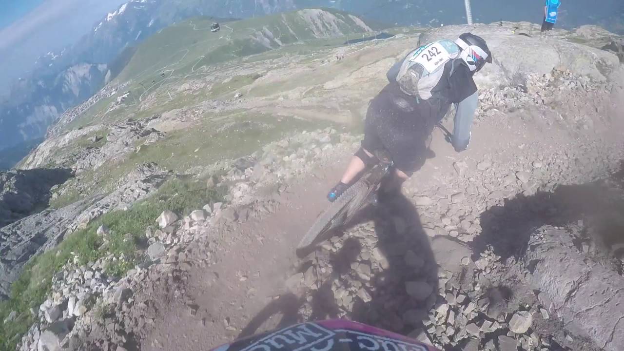 Mega Avalanche (Megavalanche) Qualifier Alpe D'heuz 2016 Ben Deakin POV ...